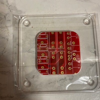 Circuit Board and Clear Acrylic Coaster individual Geek Gift IT Gifts ...