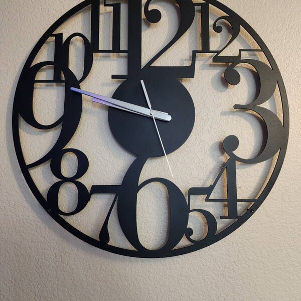 Unique Latin Numeral Compass Metal Wall Clock,extra Large Clock,ships ...