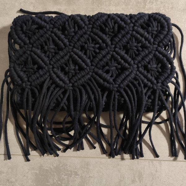 Agatha Bag - Macramé Knitting Pattern (ENGLISH) - Etsy