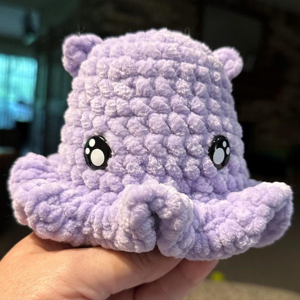 PATTERN: No Sew Dora the Dumbo Octopus - Amigurumi Octopus Pattern ...