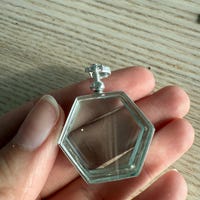 Medium Deep Fillable Silver or Gold Heart Locket Name Necklace Heart ...