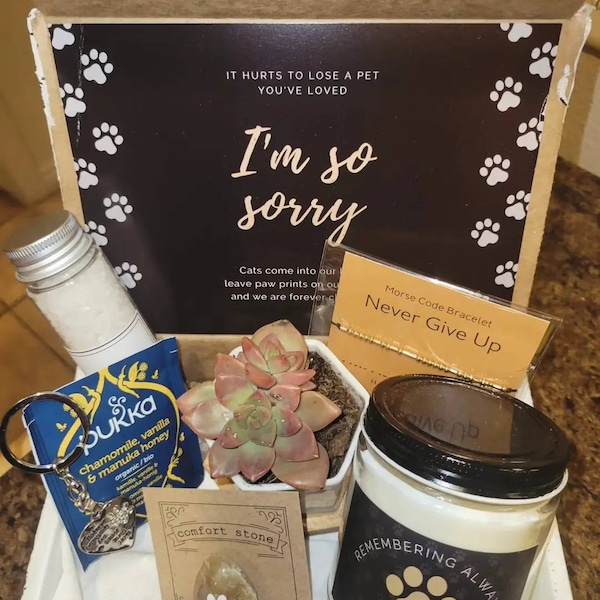 CAT Pet Loss Gift • CAT Gift • Pet Sympathy Gift • Loss of CAT • Pet ...