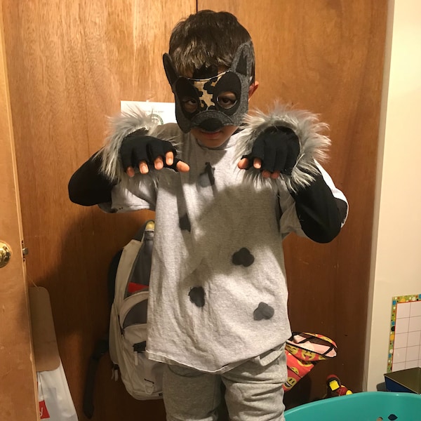 Children's Safari Animal HYENA Felt Mask - Etsy