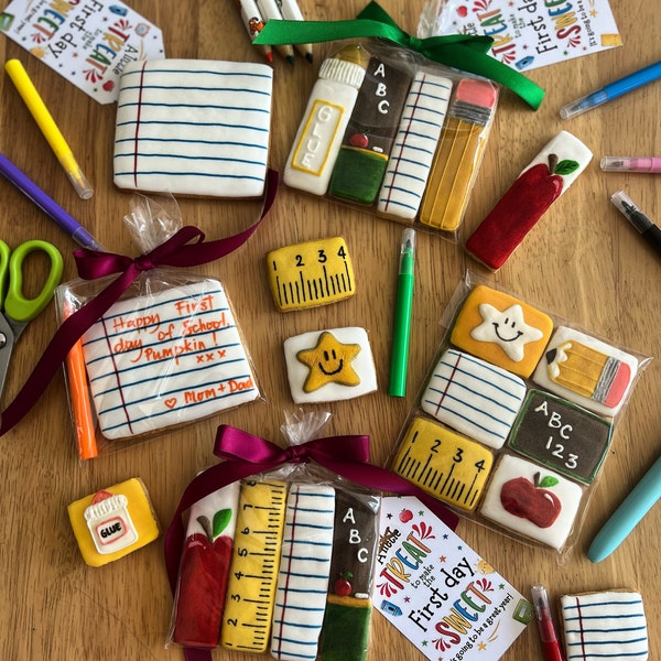 First Day of School Sweet Treat Tag, Teacher Cookie Tag, Welcome Back ...