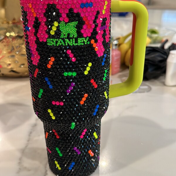 Custom Personalized Rhinestone Stanley Tumbler - Etsy