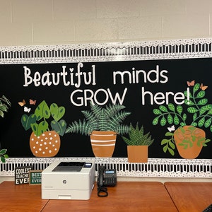 Be-leaf in Yourself Plant Theme Botanical Board Pre-made - Etsy