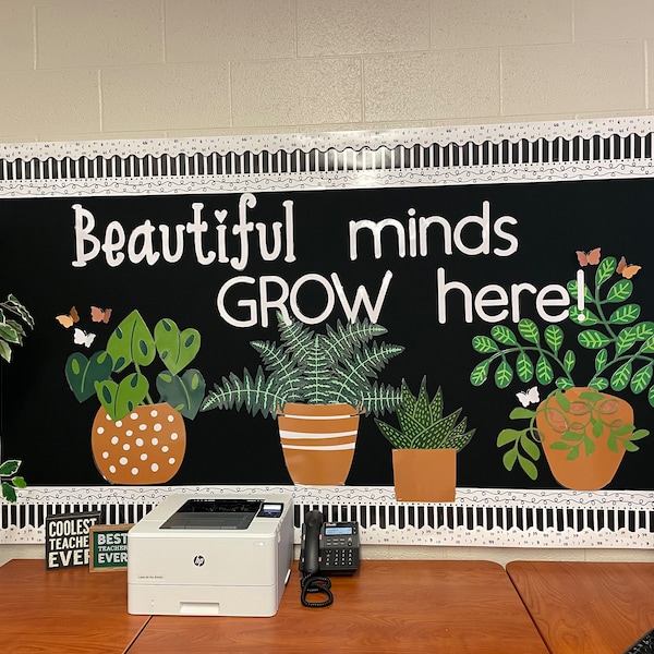 Plant Theme, Coffee Shop, Botanical Board, Pre-made, Succulent Board ...