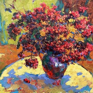 Oil Painting Ivan Sirko Serdyuk Boris Petrovich Painter Portrait ...