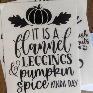 Fall Vinyl Decal Permanent Vinyl Decal Happy Harvest Vinyl Decal ...