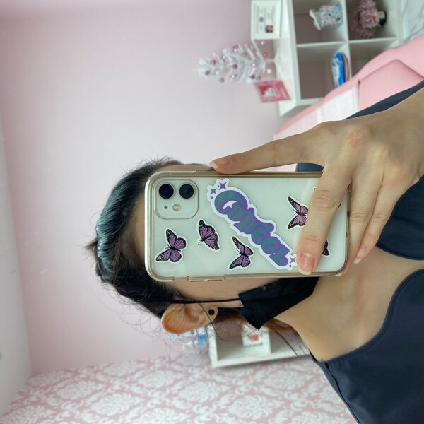 Purple Mini Butterflies 9 PC Sticker Pack | Aesthetic Stickers for ...