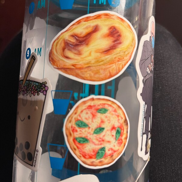 Pastel De Nata Sticker Pack 3 Sizes Pastry Realistic Illustration Egg ...