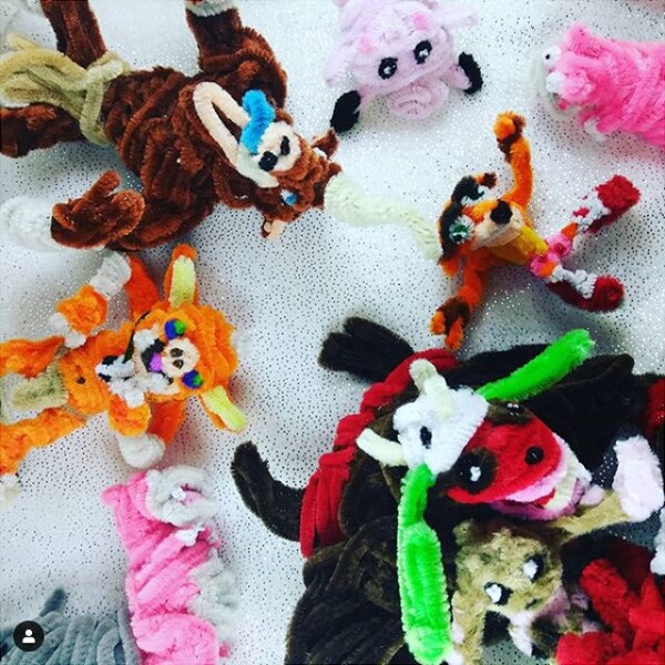 Pipe Cleaner Poseable Big Cats - Etsy