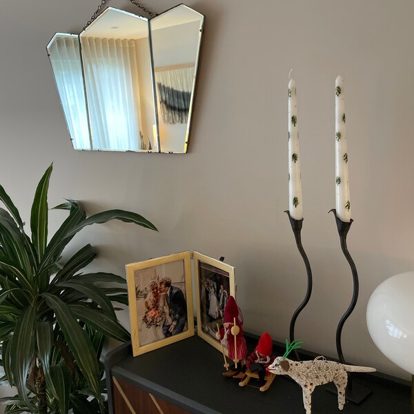 Hand Painted Oranges, Taper Candle, Hand Painted Candle, Home Decor ...