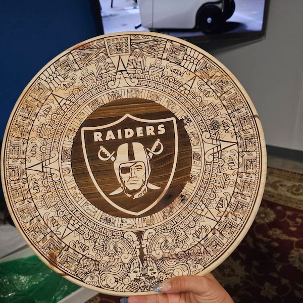 12” LA Dodger’s Logo on Aztec Calendar - Etsy