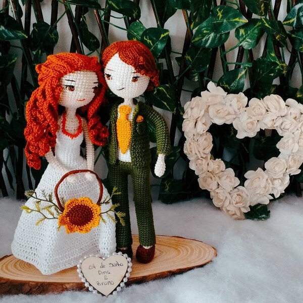Crochet Wedding Couple Doll Pattern: Amigurumi Dolls (PDF Pattern) - Etsy
