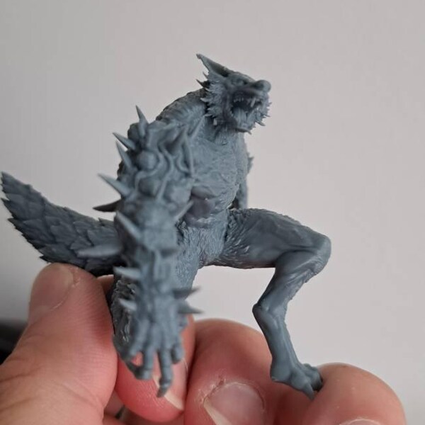 Heron - Tiefling Infernal Warlock Figure 12k + Base Print 3D RPG ...