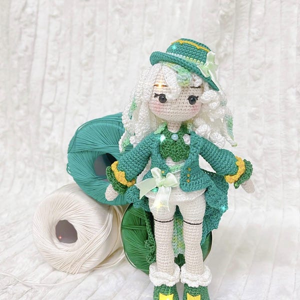 Crochet Doll Pattern, Amigurumi Pattern, Happy Lara Pattern, Pdf ...