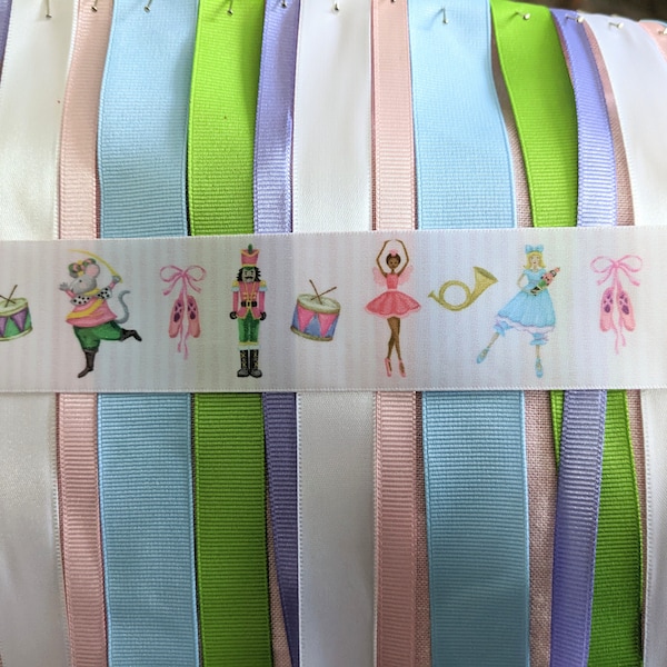 Nutcracker Ballet Ribbon Ideal for Holiday Gift Wrap, Gift Baskets ...