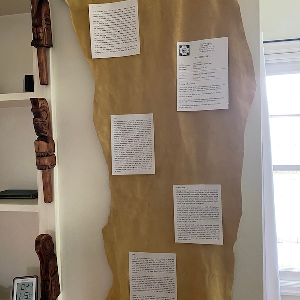 First Nations Native Talking Stick Yellow Cedar 12 Inch - Etsy