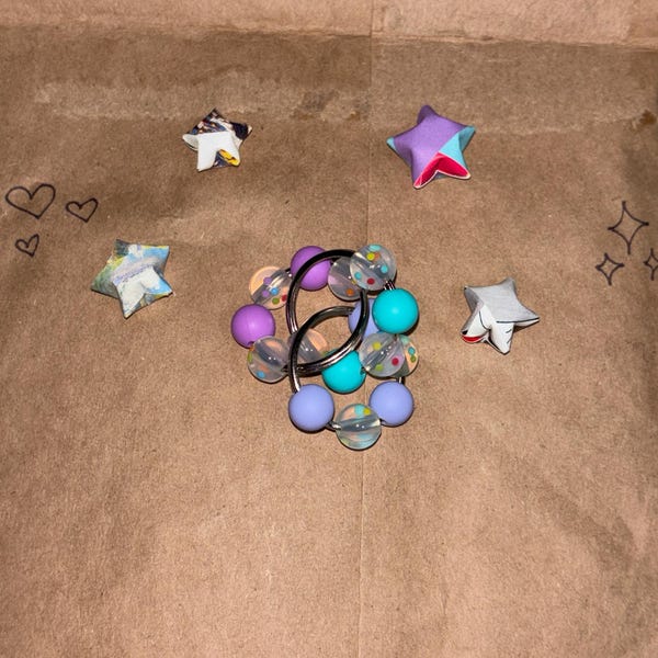 Custom Silicone Bead Fidget Rings - Sensory Anxiety Toy - Autism & ADHD ...