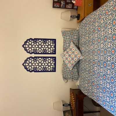 Triptych Wall Art, Moroccan Panel, Wall Hanging, Home Décor, Arabic ...