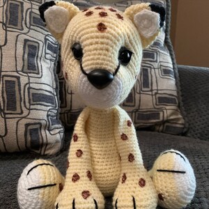 Snow leopard crochet pattern cheetah crochet pattern cat | Etsy
