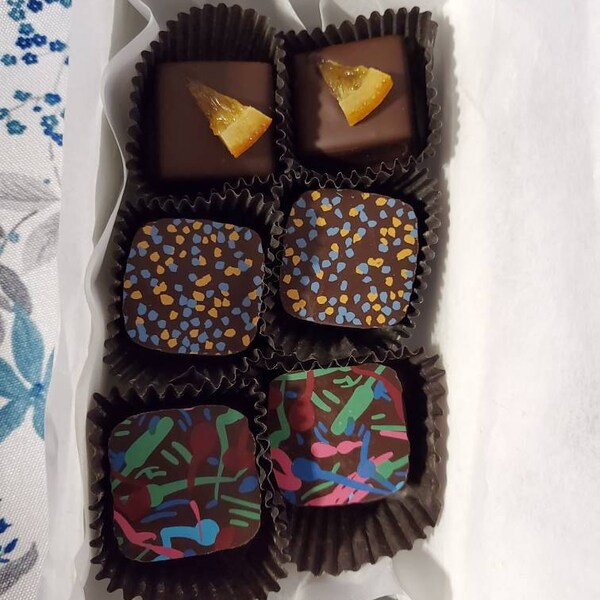 Extra Large Chocolate Gift Basket -truffles, Mendiants, Pate De Fruit ...