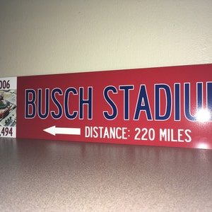 Busch Stadium | St. Louis Cardinals | Custom Street Sign | Personalize ...