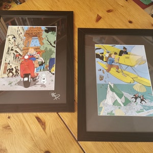Tintin and Hergé - Etsy
