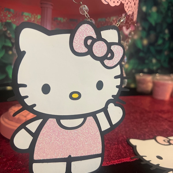 Set of 4 Kitty Die Cuts, Kitty Centerpieces, Kitty Party Decor, Photo ...