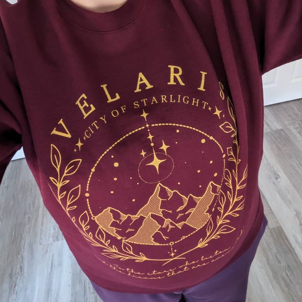 Velaris City of Starlight Vintage Shirt, the Night Court Shirt, SJM ...