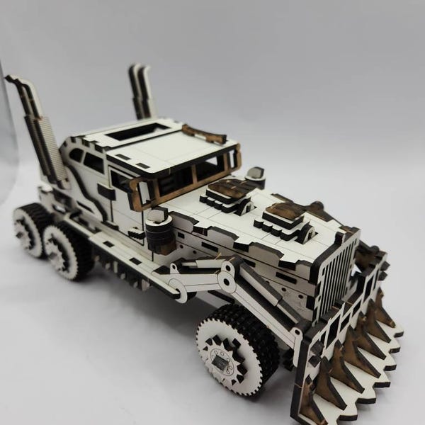 DIY SUV H1 6 Wheels Model Laser Cut File - 1/24 Scale Military SUV Dxf ...