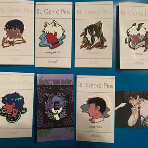 BL Genre Enamel Pins - Etsy