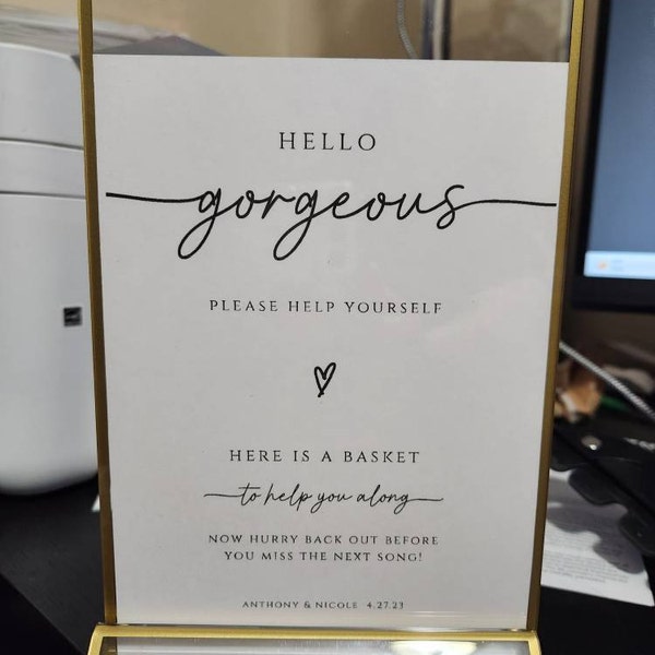 Modern Thank You Note Template, Wedding Place Setting Thank You Card ...