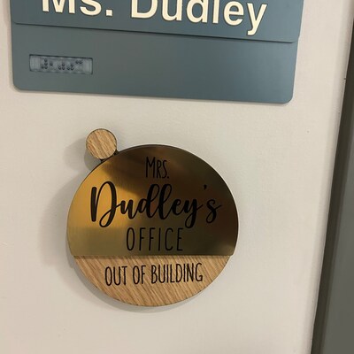 The Cat is Inside/outside Door Sign Wood Pet Reminders Sign Cat Lover ...