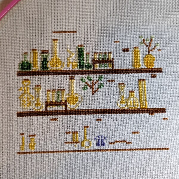 Magic Potions Temperature SAL , Fantasy Stitch Along Cross Stitch ...