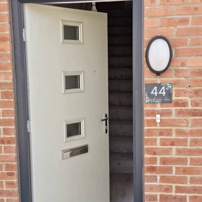Rustic Slate House Sign Door Number Plaque - Etsy