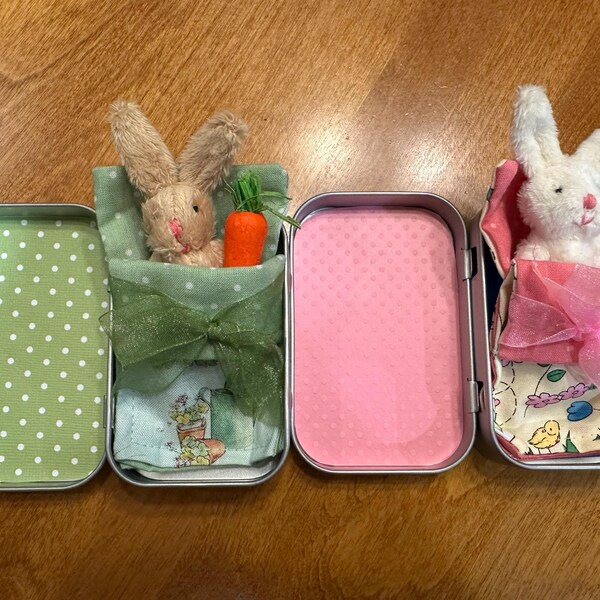 EASTER BUNNY - Adopt a Bunny - Easter Basket Toy- Little Pocket Bunny ...