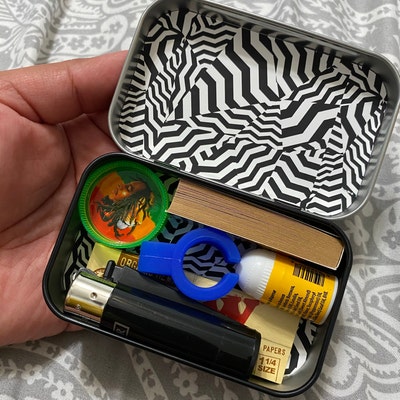 STONER THINGS 7-piece Stoner Kit Stash Box Stoner - Etsy