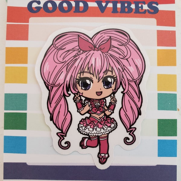 Pretty Cure/ Glitter Force Stickers: Transparent Magical Girl Stickers ...