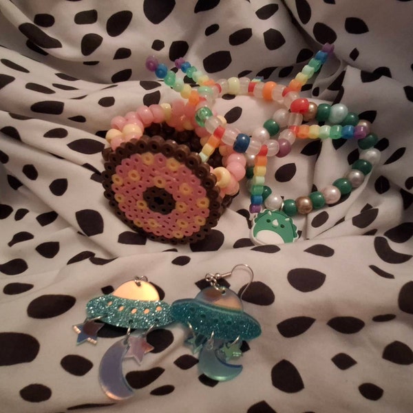 Mario Kart Inspired Huge CUSTOM 3D Rotating Kandi Cuff Bracelets With ...