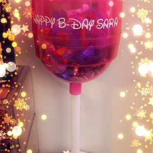 Giant Tutsi Pop With Base Birthday Party Favors Party Candy Bags Giant ...