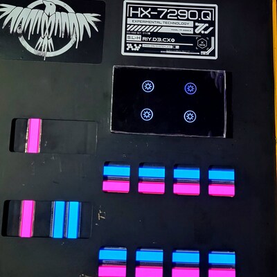 100 Techwear Decal Elements Cyberpunk Logos & Icons Vector Pack in One ...