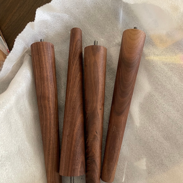 Set of 4-8"/10"/12"/14"/16" Mid Century Modern Custom Furniture Legs ...