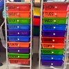 Custom Labels for Rainbow Rolling Teacher Cart / Teacher Drawer Labels ...