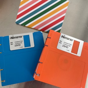 Floppy Disk Notebook Vintage Computer Disc Journal Choose Your Color ...