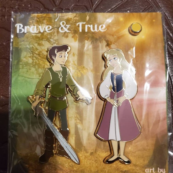 Black Cauldron - Brave and True - Taran Princess Eilonwy Bauble - Black ...