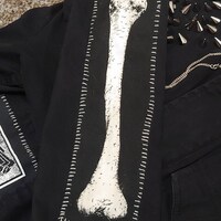Humerus, Arm Bone, Patch, Upper Arm Bone, Cloth Patch, DIY, Punk Patch ...