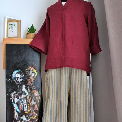 Men's Linen Pants Sewing Pattern PDF, Men's Pants Pattern, Easy ...