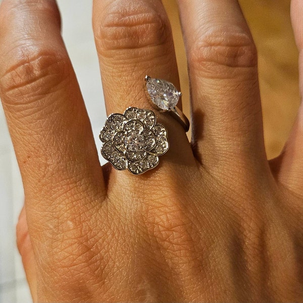 Cute Number Ring. Luxury Ring. Coco Ring. Number 5 Ring. - Etsy